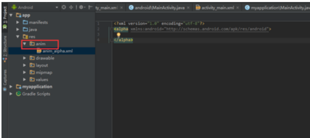 Android Studio 如何在res 创建anim文件夹_android studio anim-CSDN博客