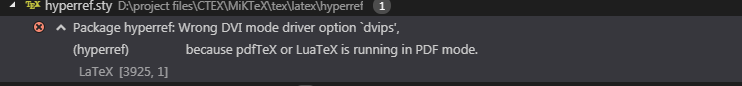 【LaTex学习】Package hyperref:Wrong DVI mode driver option `dvips'_latex dvips-CSDN博客
