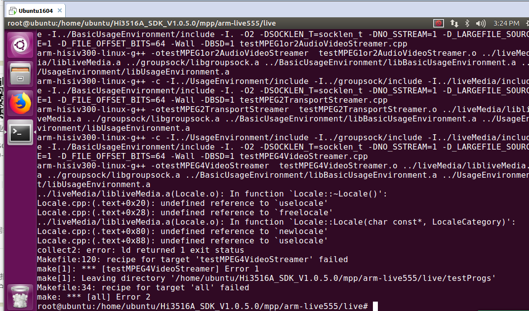 hi3516a——armlinux下搭建live555 RTSP Server_live555 hi3516 rtsp-CSDN博客