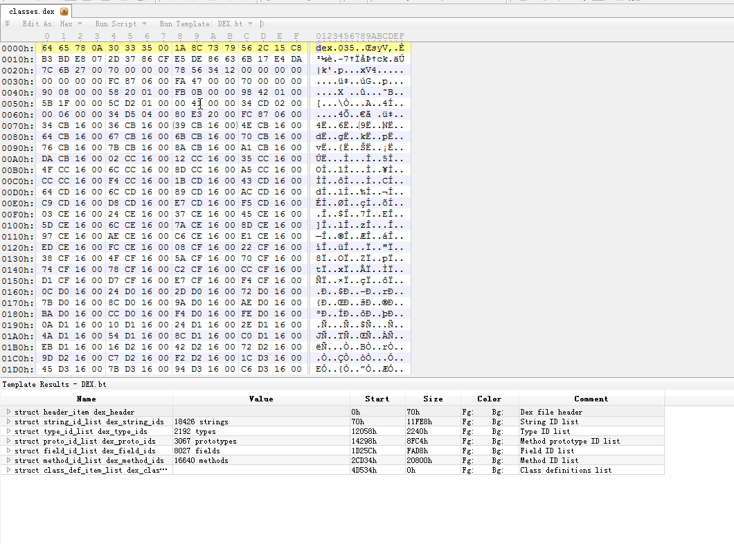 010 Editor没有Template Results -DEX.bt 解决方法-CSDN博客