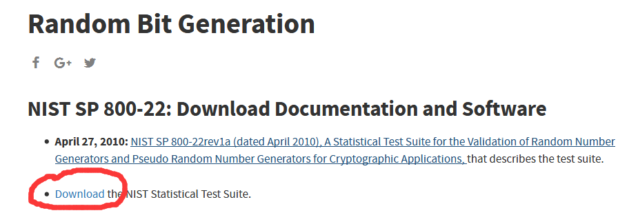 NIST随机数测试软件下载，安装、和使用，分析方法最新版(19年4月)_nist测试-CSDN博客