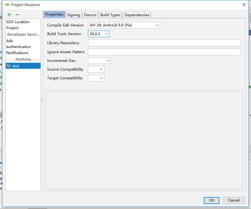 Android Studio报错The specified Android SDK Build Tools version (26.0.1) is ignored_warning: the ...
