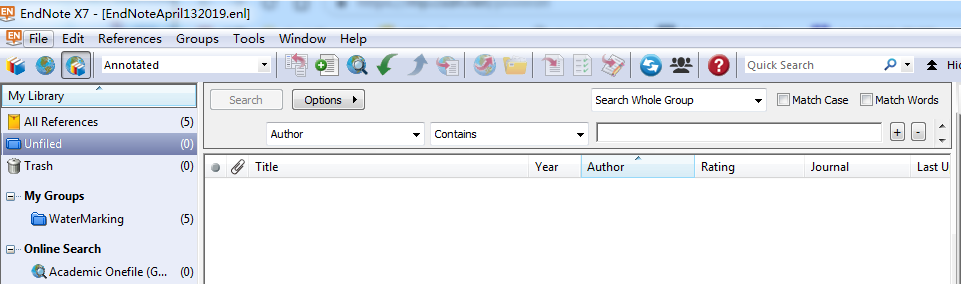 文献管理工具EndNote使用——创建.enl，引入本地pdf文献，添加注释_endnote 管理pdf 文献注释-CSDN博客