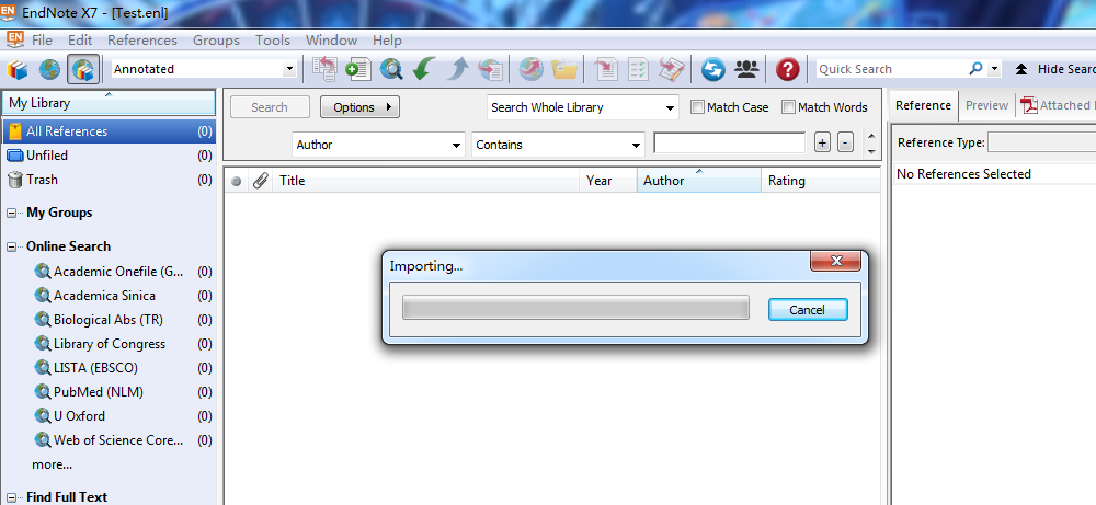文献管理工具EndNote使用——创建.enl，引入本地pdf文献，添加注释_endnote引用本地的pdf论文_DringZhang的博客 ...