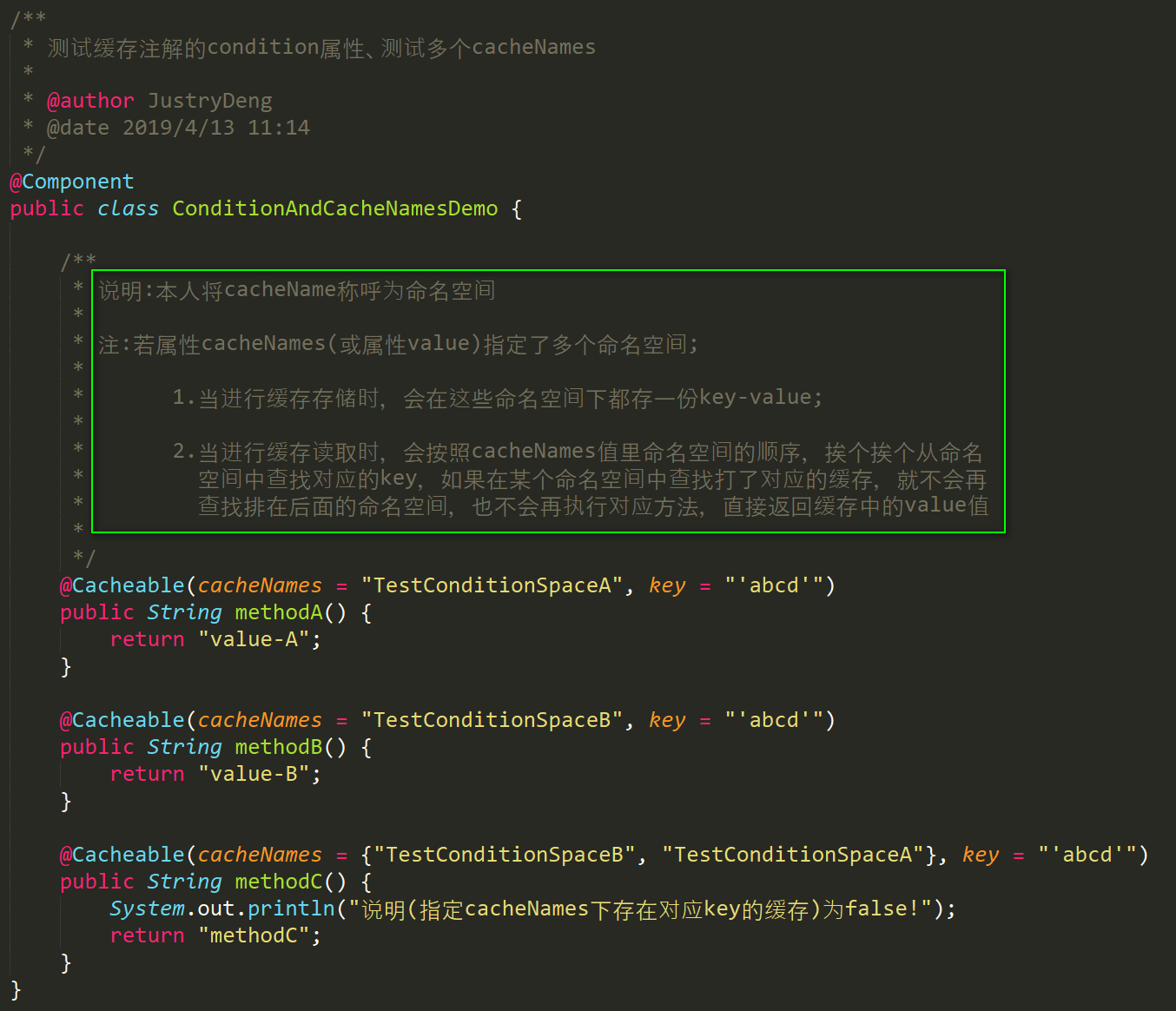 SpringBoot使用Spring缓存注解_org.springframework.cache.annotation-CSDN博客