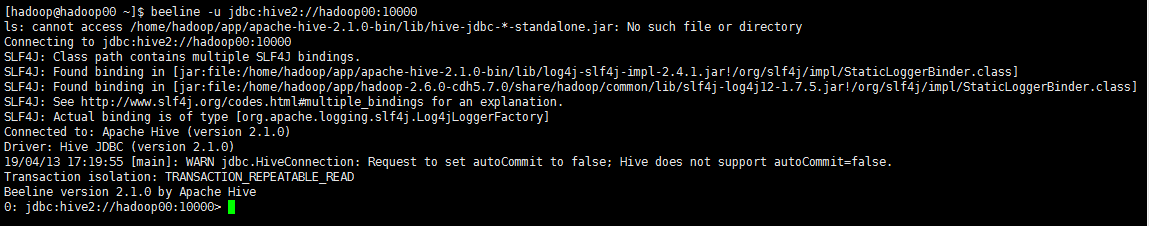 Hive学习之路(三):hiveserver2的启动与使用_hive启动需要hiveserver2-CSDN博客