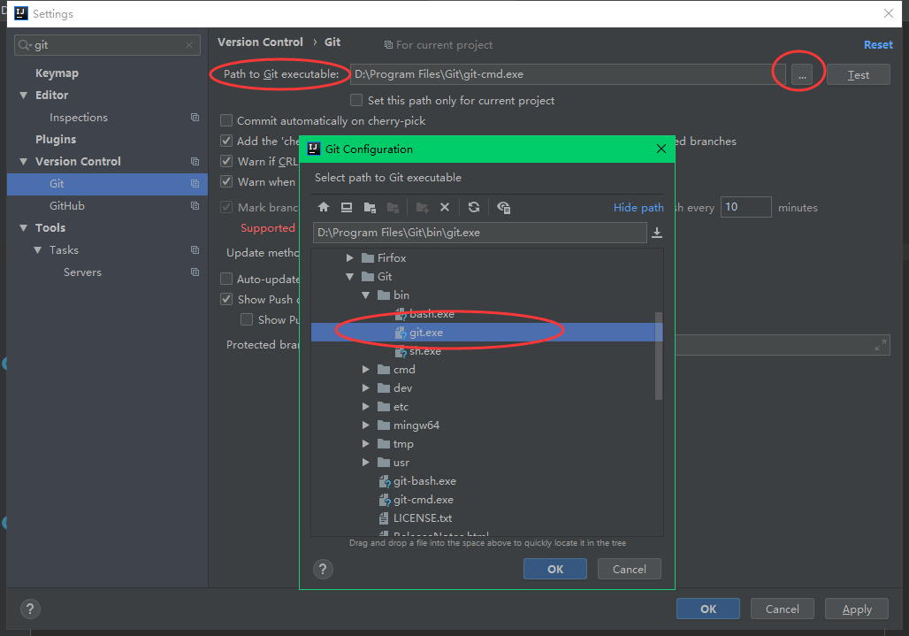 Git的安装及在idea中的配置_从gitlab下载代码为zip包后,怎么在idea设置git信息-CSDN博客