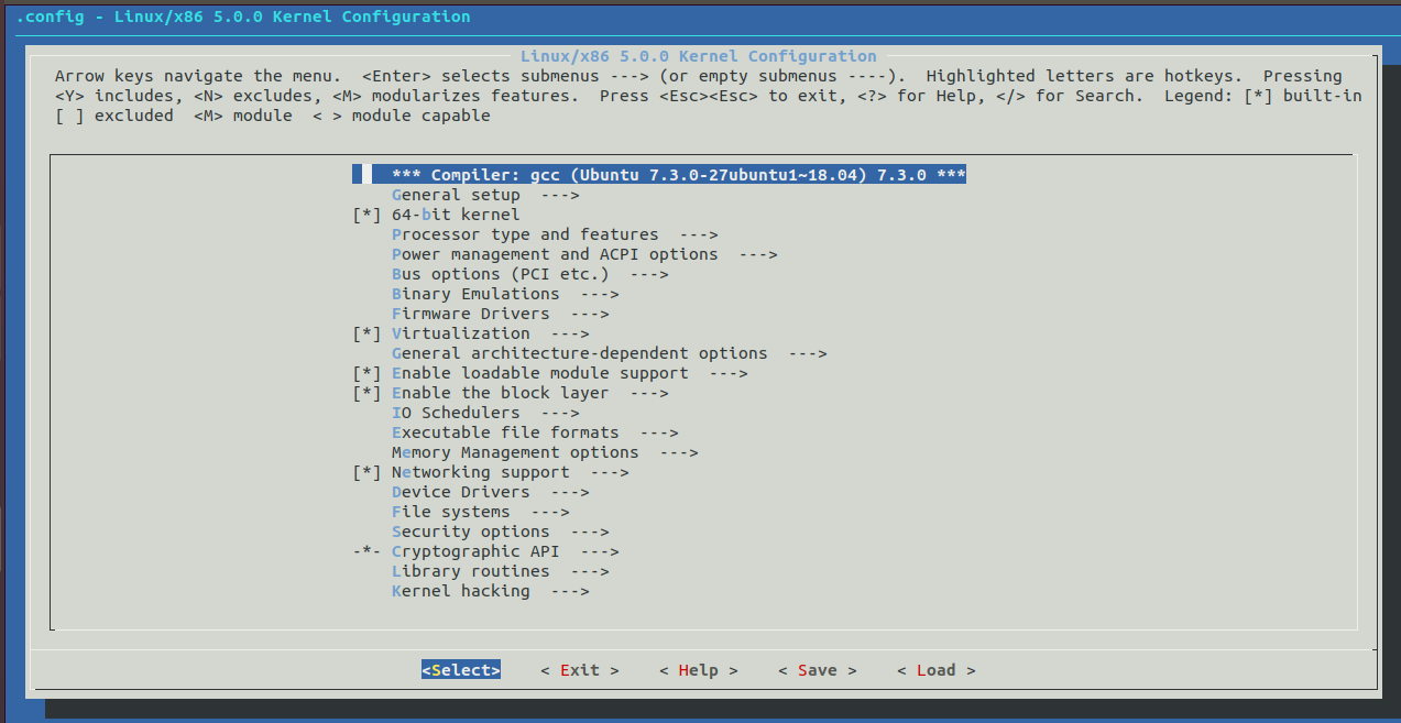 操作系统实验：构建linux内核系统（linux内核编译）_内核linux-5.0.tar-CSDN博客