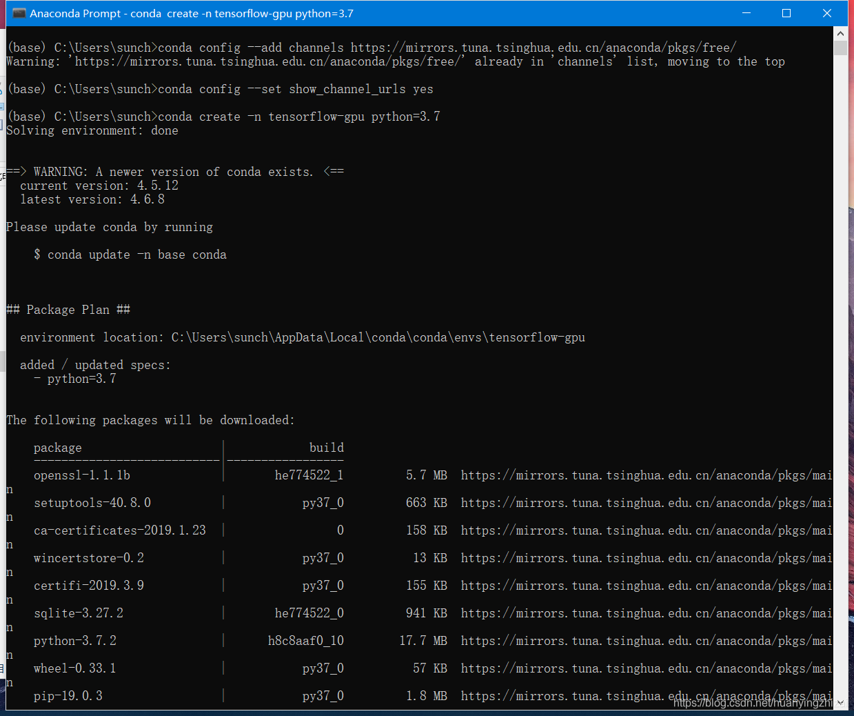 【深度学习笔记】tensorflow Gpu1 13 Win10 Cuda10 0 Cudnn7 5 0 Python3 7 Vs2019安装 孙悟充的博客 Csdn博客
