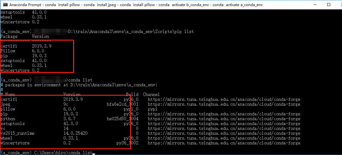 conda install & pip install区别 & 查看当前环境下包的情况_linux查看pip安装和conda安装的包-CSDN博客
