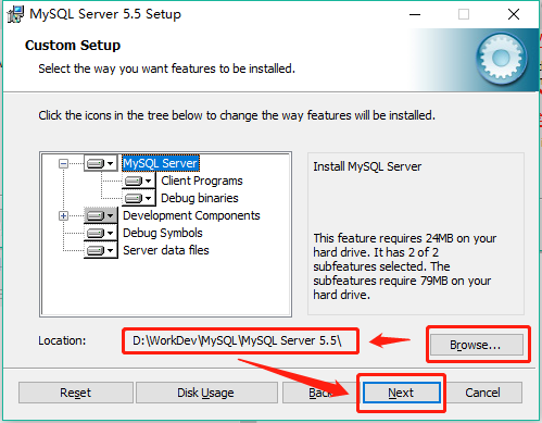 MySQL5.5安装图解(附安装包和卸载步骤)_mysql 5.5.39 安装图解-CSDN博客