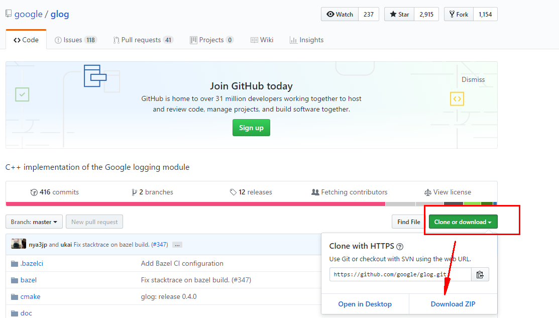 Glog 下载安装----环境部署_glog下载-CSDN博客