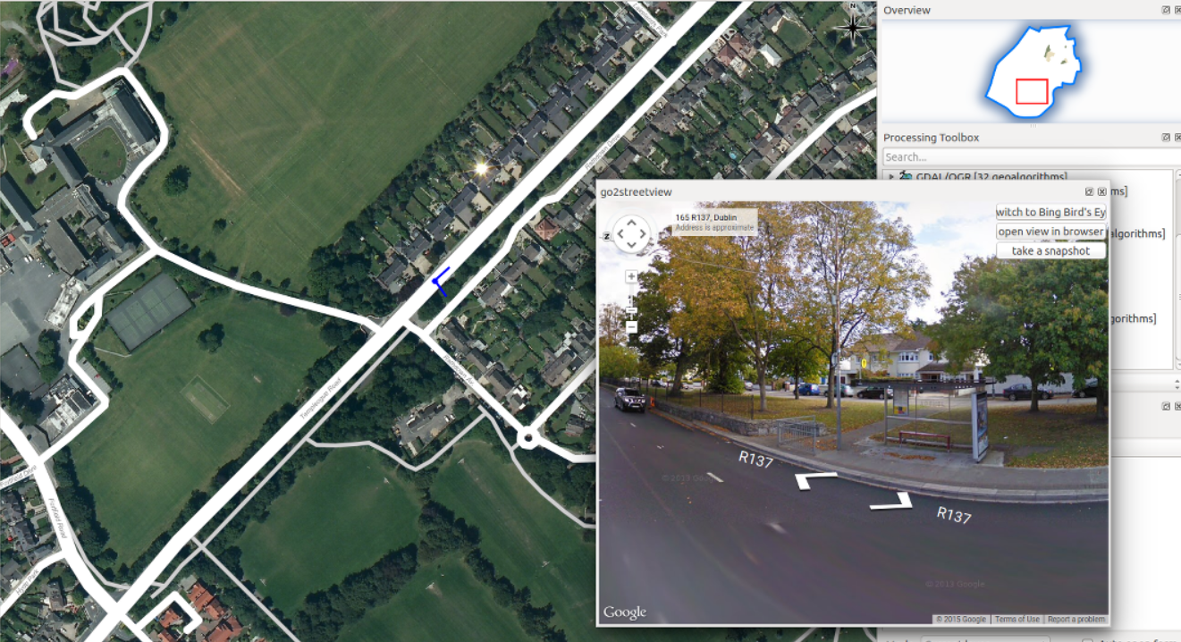 【实战】在qgis上查看街景照片（ go2streetview谷歌街景、go2mapillary）_qgis查看街景-CSDN博客