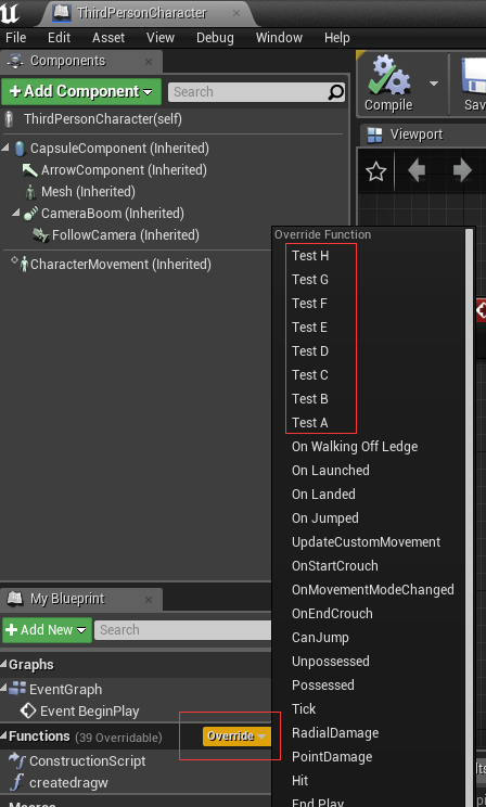 UE4函数标记BlueprintImplementableEvent和BlueprintNativeEvent区别-CSDN博客