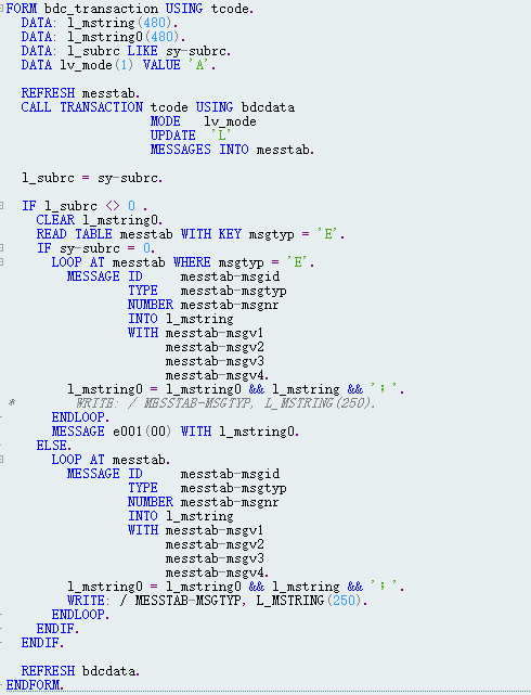 SAP 使用BDC的一些心得_sap bdc 测试-CSDN博客