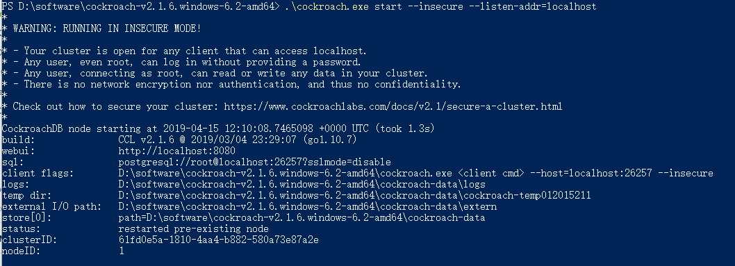 Windows CockroachDB入门上手_cockroachdb安装window-CSDN博客