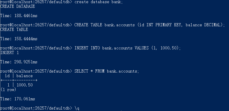 Windows CockroachDB入门上手_cockroachdb安装window-CSDN博客