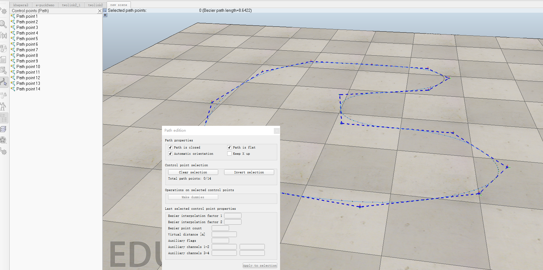 V-REP教程（九） Paths_vrep的path from csv有什么用-CSDN博客
