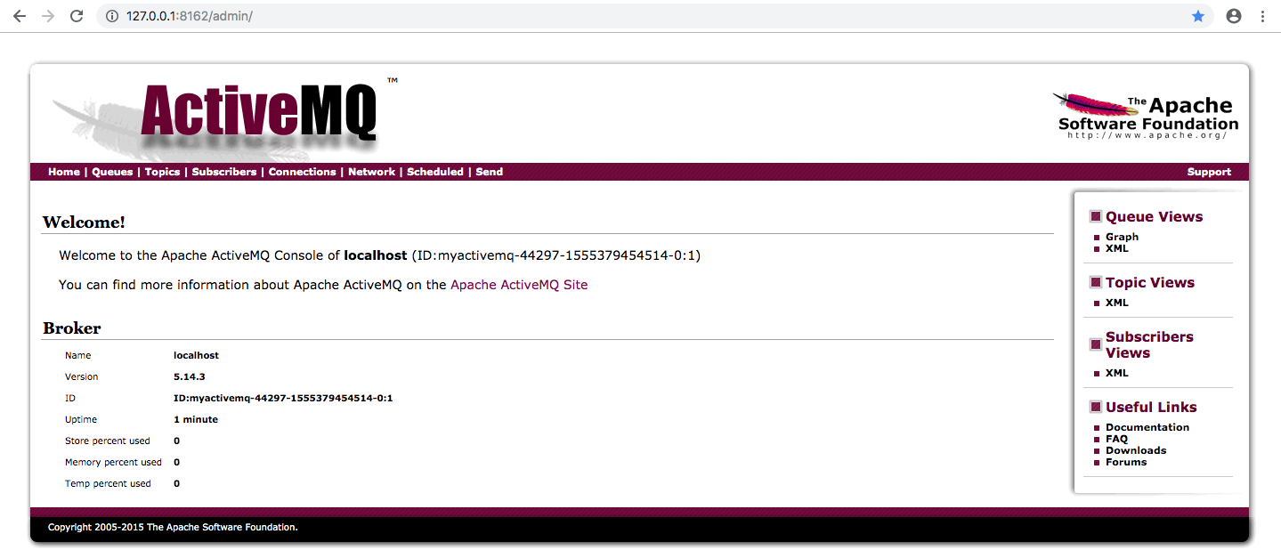 Docker安装ActiveMQ（docker-compose.yml）_spawned: 'activemq' with pid 951-CSDN博客