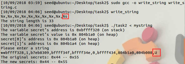 漏洞挖掘——实验4 Format String Vulnerability Lab_期望修改值-CSDN博客