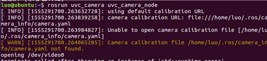 Linux学习之ROS的uvc camera（笔记本的摄像头）_ros-noetic-uvc-camera-CSDN博客