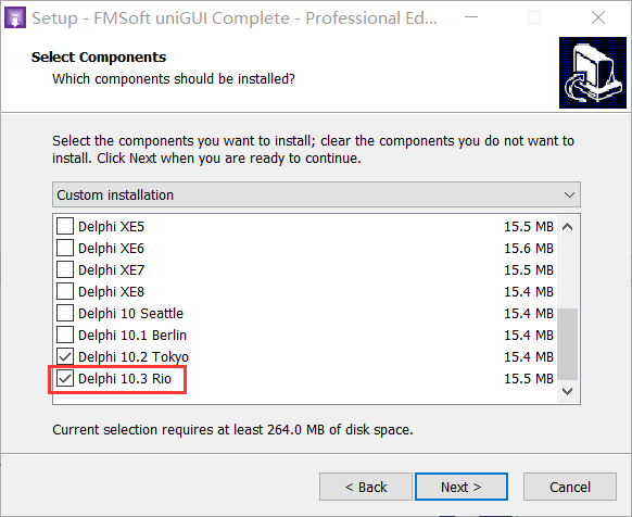uniGUI 1.90.0.1496 图文安装教程_fmsoft unigui complete professional-CSDN博客