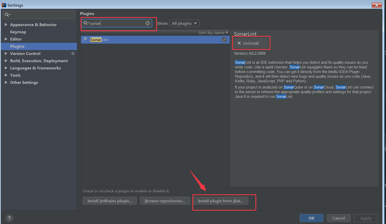 SonarLint插件的安装与配置 —— IDEA篇_sonarlint中文插件-CSDN博客