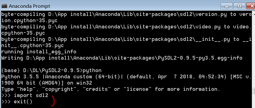 windows下安装sdl2库_anaconda安装sdl2-CSDN博客