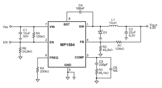 MP1584EN降压型转换器学习_mp1584en中文资料-CSDN博客
