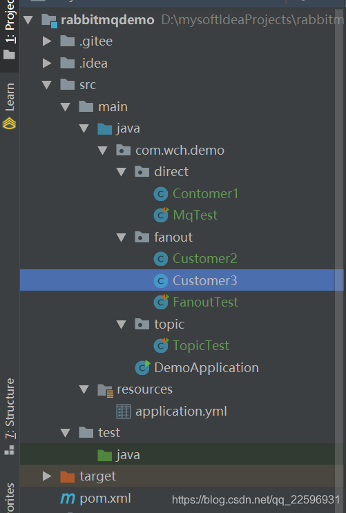 Rabbitmq的三种模式 主题模式topicrabbitmq Topic模式实战 Csdn博客 1696
