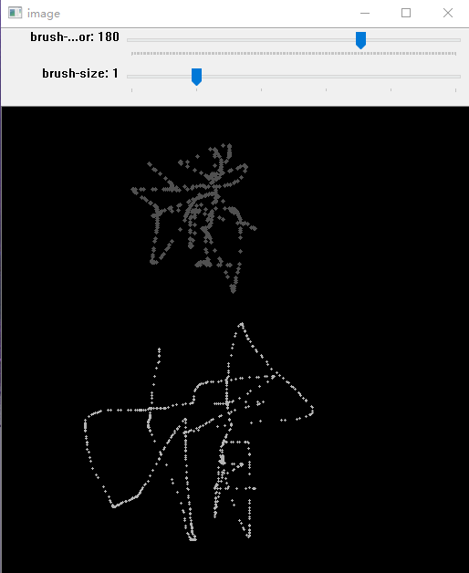 opencv学习第6课官方练习实现 Create a Paint application with adjustable colors and brush radius using ...