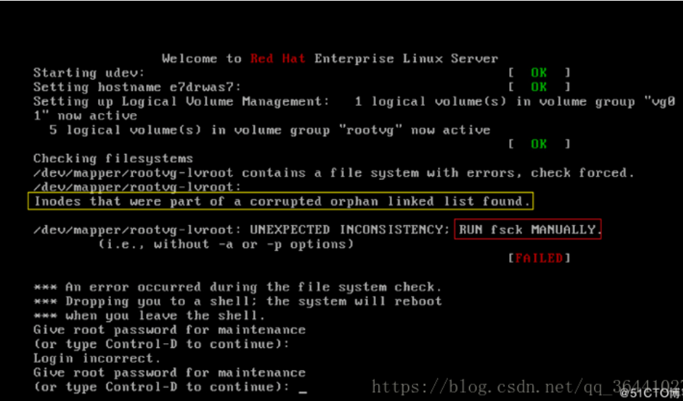 fsck命令修复linux文件系统_fsck -f reboot-CSDN博客