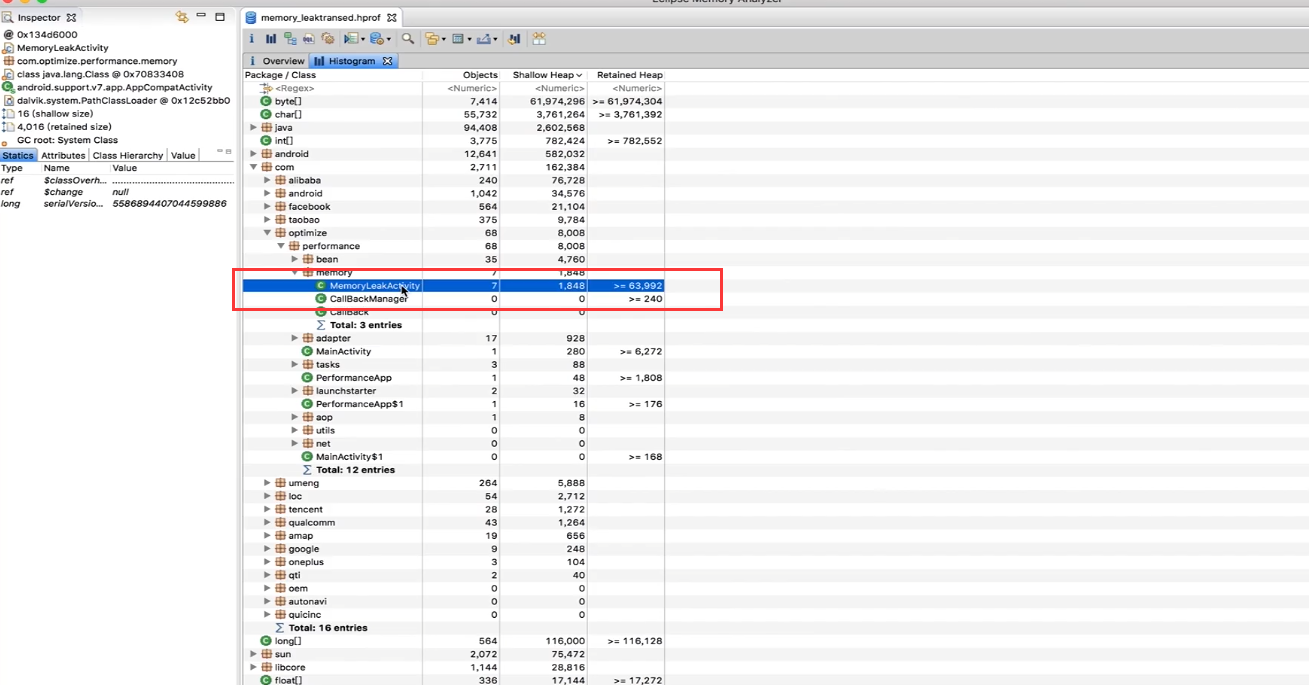 全面理解MAT（Memory Analyzer）_unreachable objects histogram-CSDN博客