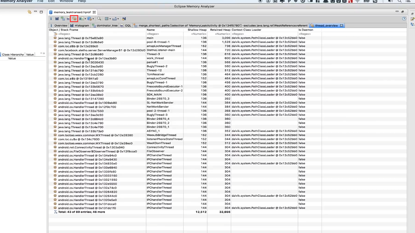 全面理解MAT（Memory Analyzer）_unreachable objects histogram-CSDN博客