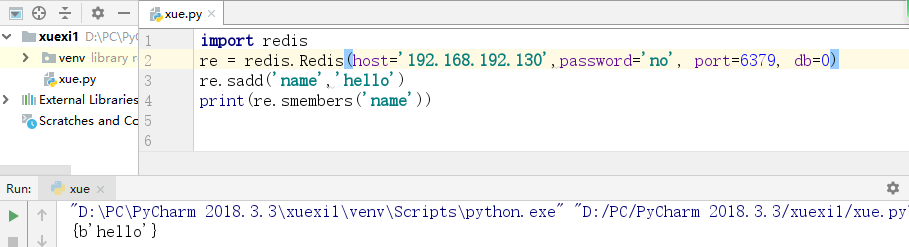 redis学习二：pycharm连接redis实现简单功能_pycharm redis-CSDN博客