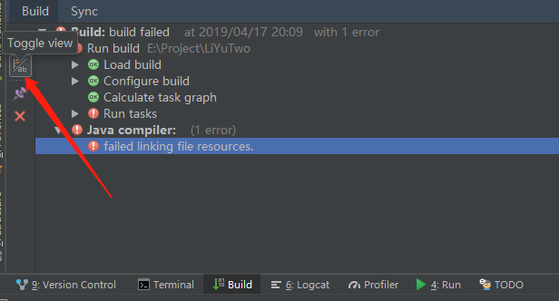 AndroidStudio报错 AAPT2 error: check logs for details_caused by: com.android.builder.internal.aapt ...