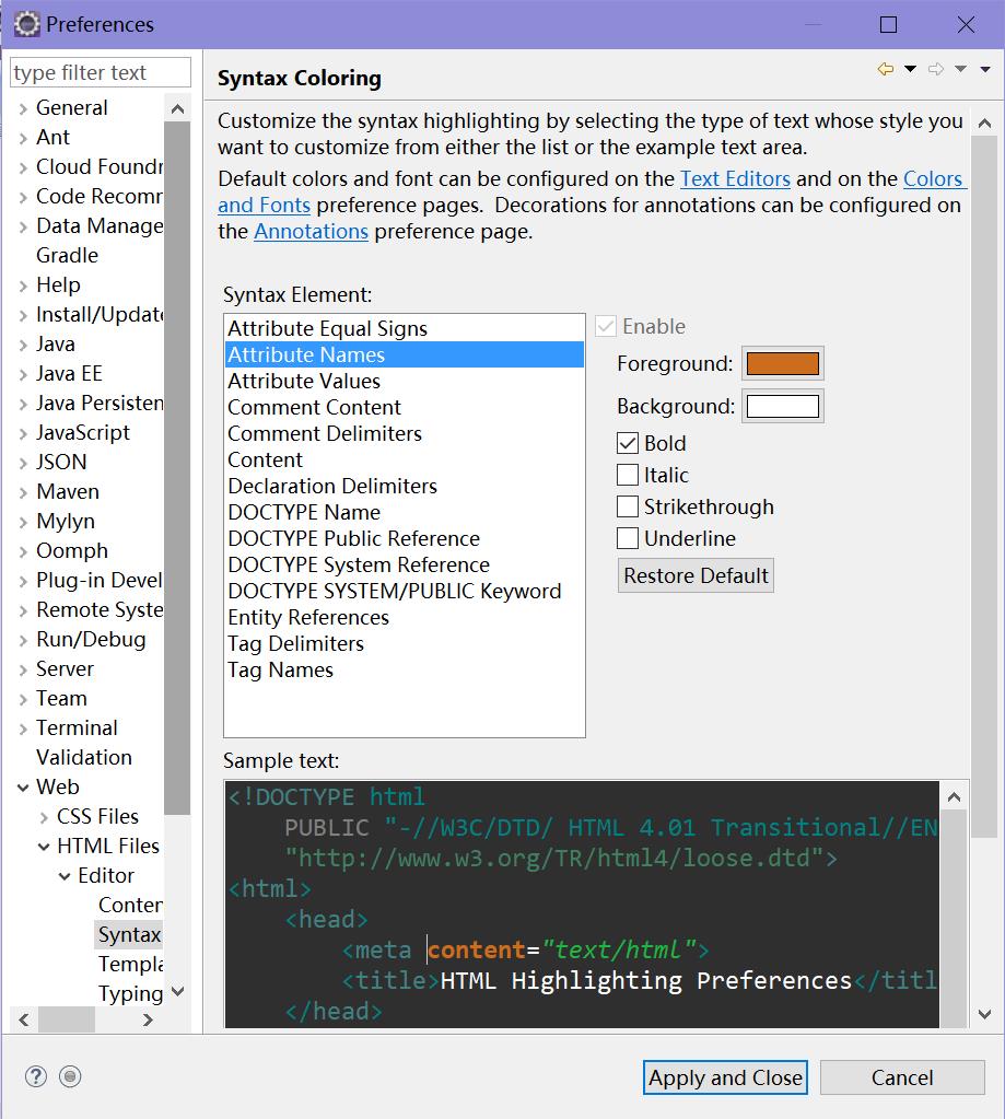 eclipse代码和背景颜色设置、个性化设置、主题设置_eclipse背景和函数颜色调整-CSDN博客