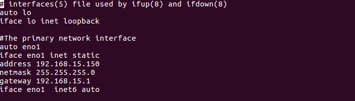 Ubuntu 16.04下设置固定IP地址_乌班图设置固定ip-CSDN博客