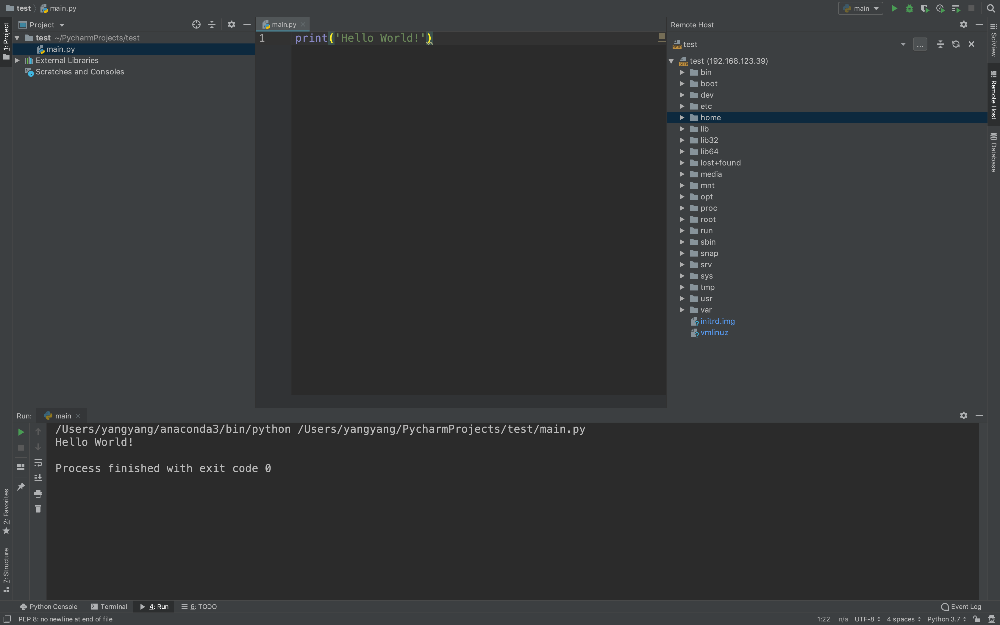 Pycharm 设置远程调试_pycharm browse remote host-CSDN博客