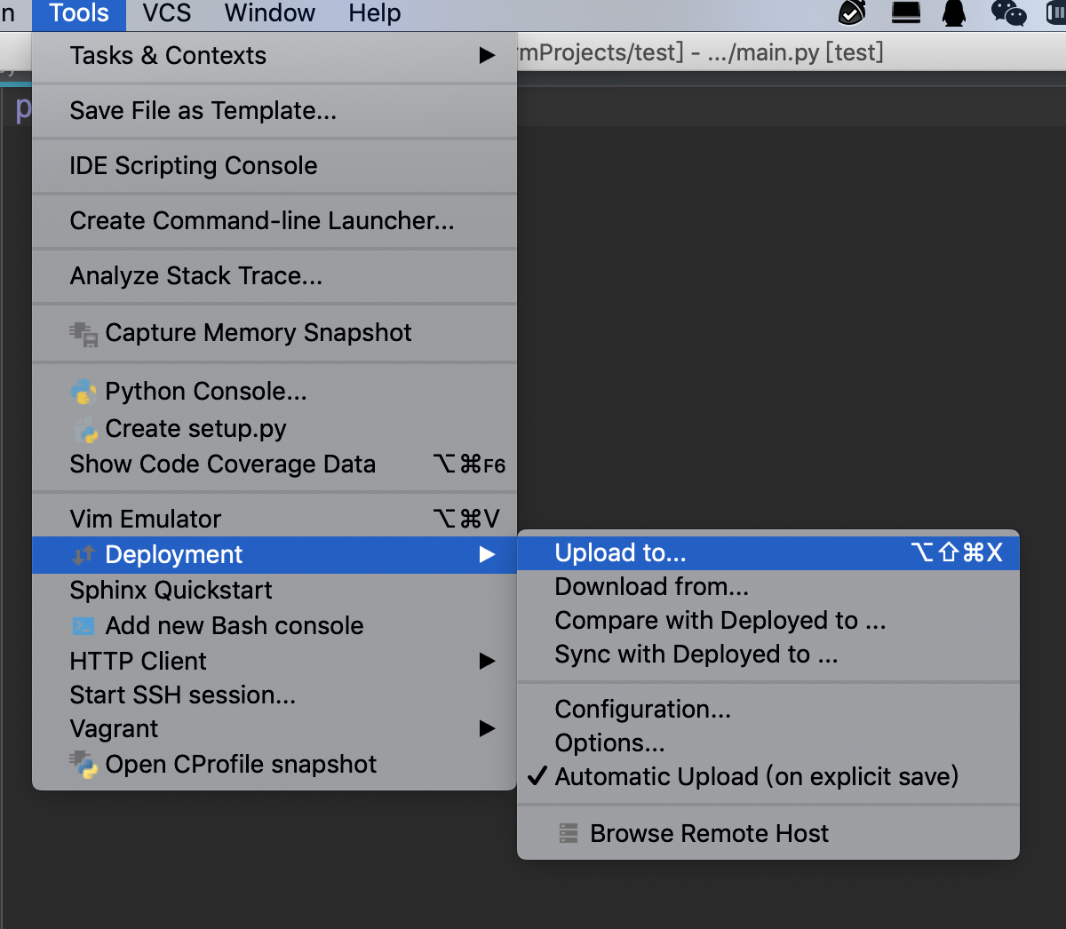 Pycharm 设置远程调试_pycharm browse remote host-CSDN博客