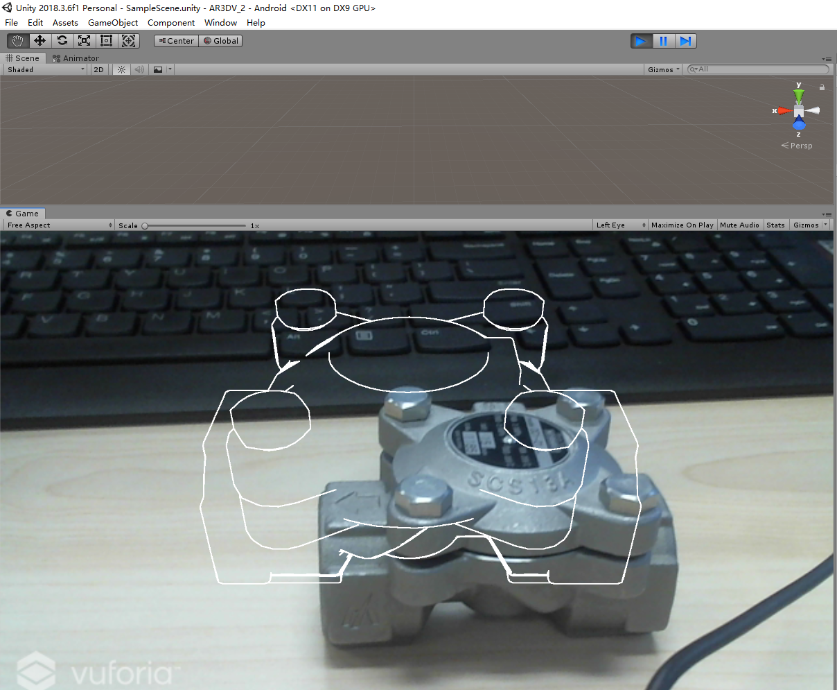 UnityAR 用Vuforia8.1 Model Target进行3D物体识别细讲_ar识别 unity-CSDN博客