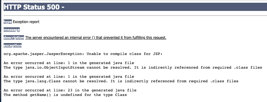 解决org.apache.jasper.JasperException: Unable to compile class for JSP-CSDN博客