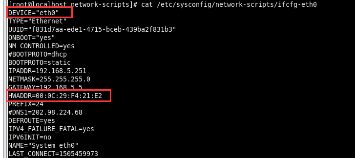 Bringing up interface eth0: Error: Connection ... error when the cloned ...