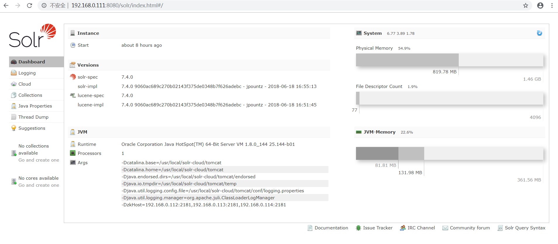 zookeeper+solr集群搭建_zk+solr-CSDN博客