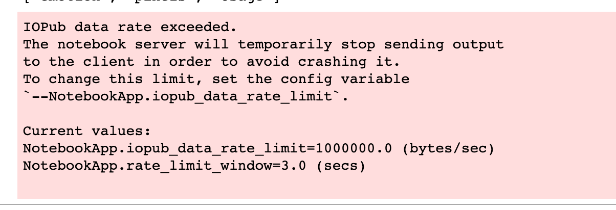 jupyter notebook 报错：NotebookApp.iopub_data_rate_limit_set the config variable-CSDN博客