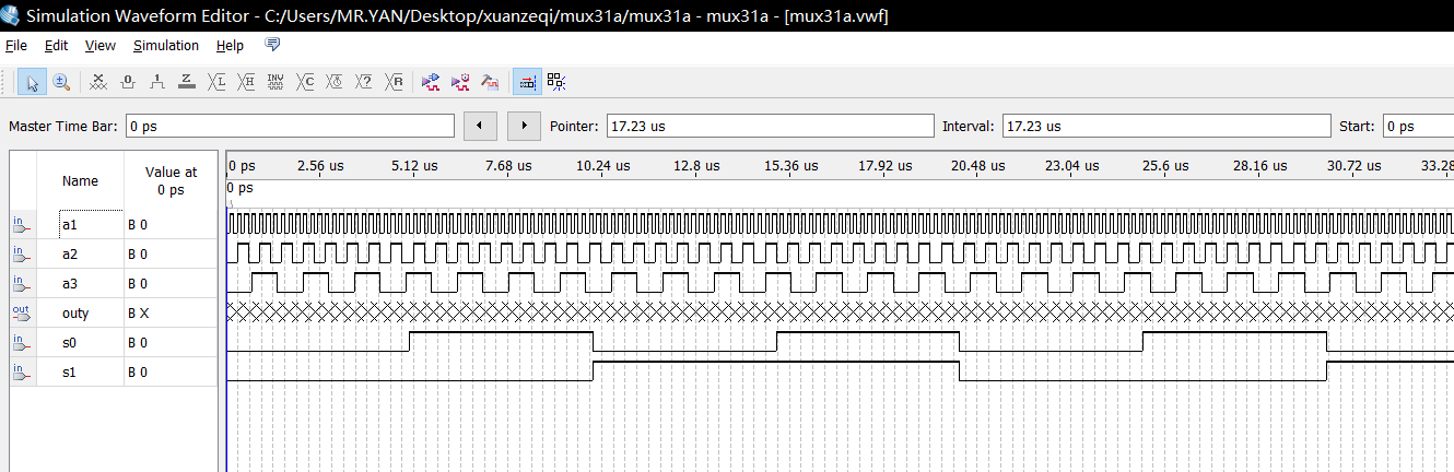 求助QUARTUS II 13.1波形仿真出错Error: (vsim-3170)_为什么在运行vhdl代码的simulation仿真波形时运行界面出现错误-CSDN博客