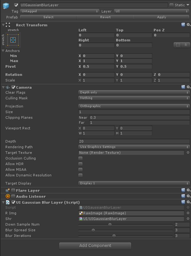 Unity高斯模糊(Gaussian Blur)在UGUI中[高效][易用][效果棒]的实用方案_unity blur-CSDN博客
