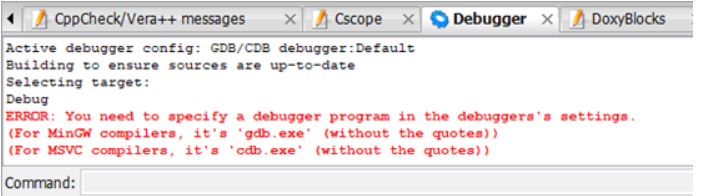 codeblock 安装以及调试问题_codeblocks调试器结束,其状态码为1-CSDN博客