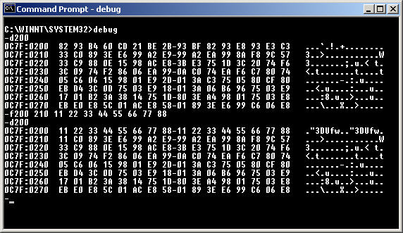 汇编语言DEBUG程序的使用（留给弱智的自己看吧）_重启 debug 将指令 "int 3" 在代码段地址 cs:100 中输入。 输入 “r .” 记-CSDN博客
